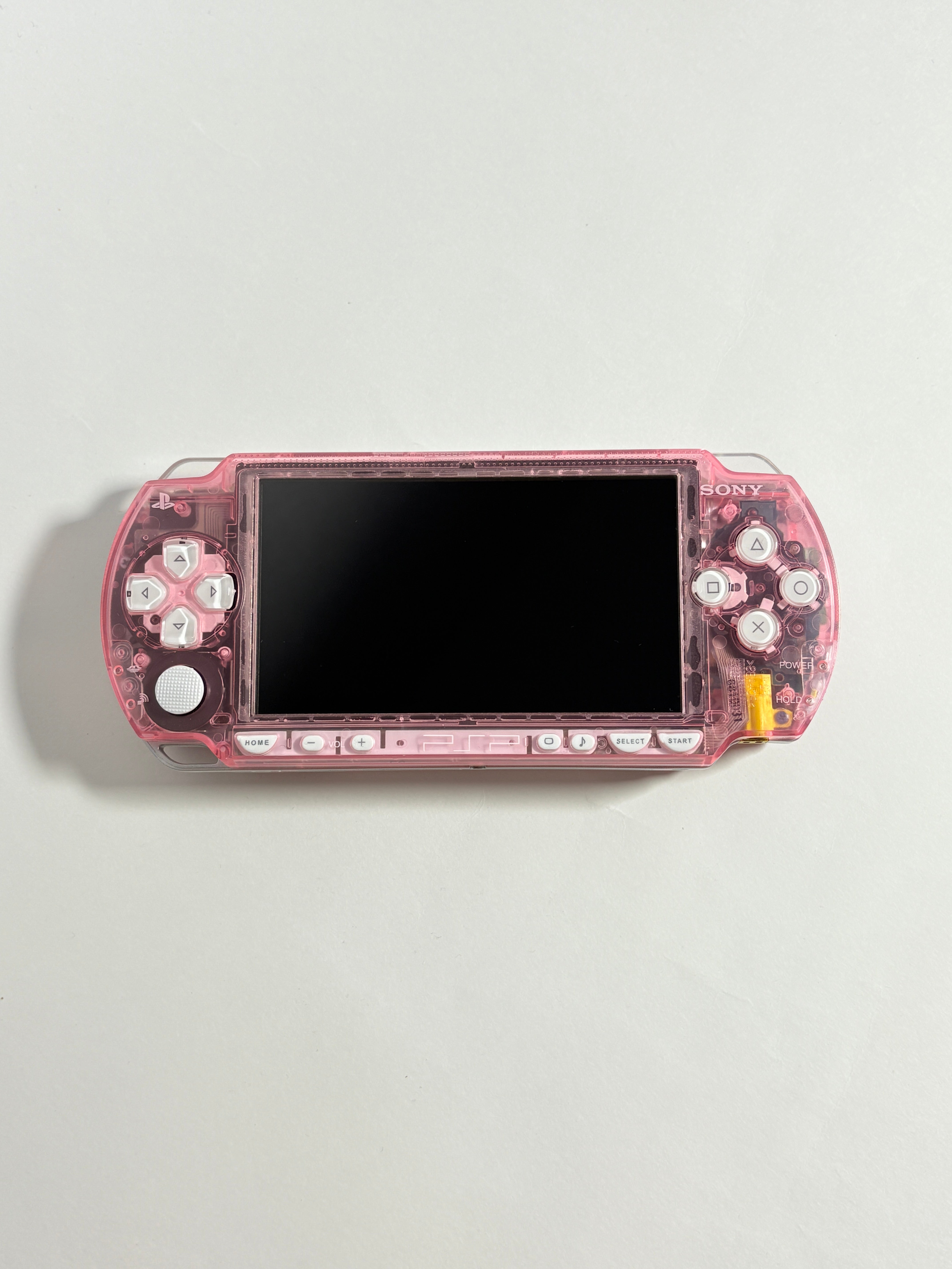 PSP 1000 - Transparent Pink - IPS Screeb – pixelmods