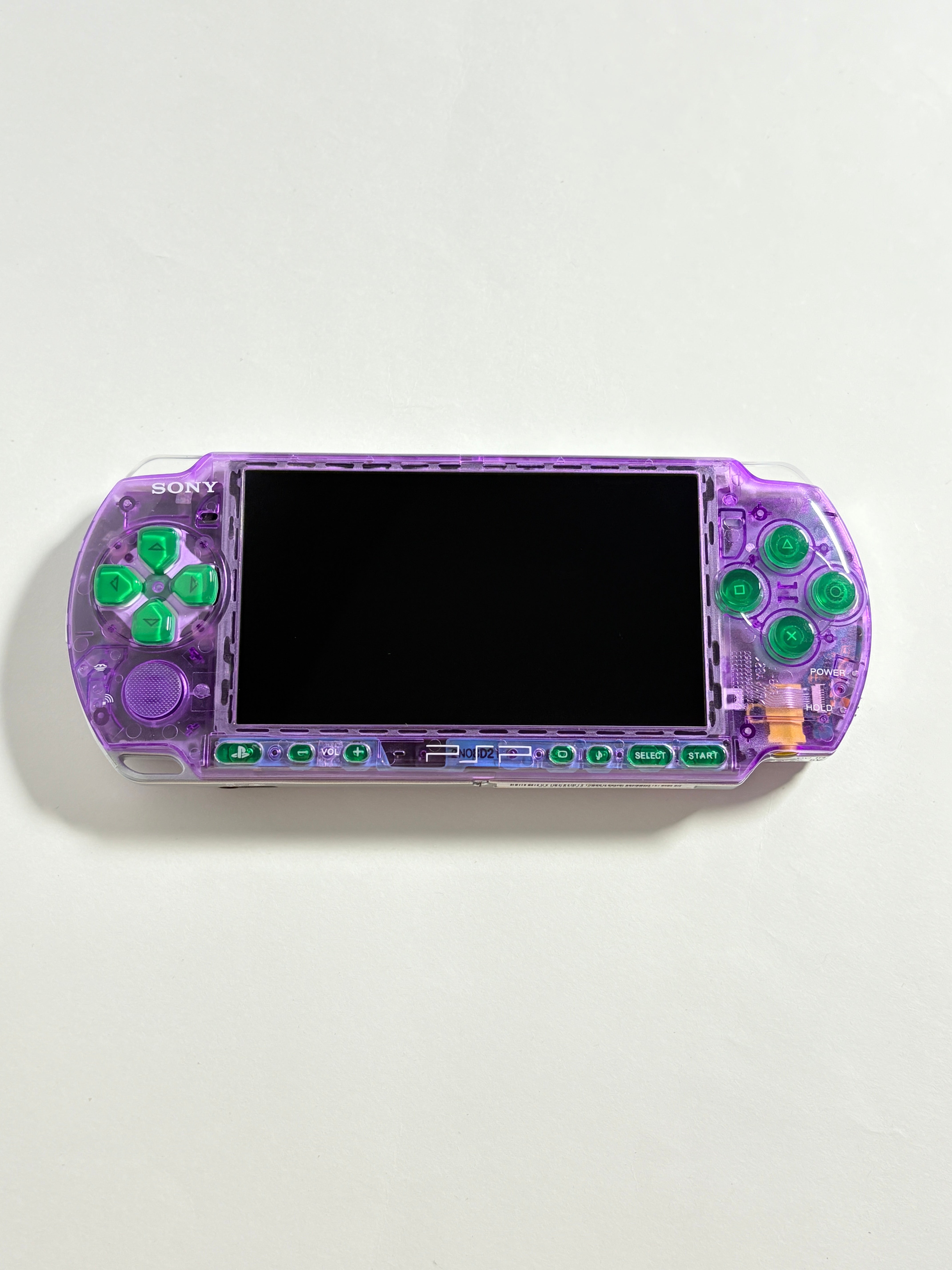 PSP 3000 - Transparent Purple - Eva edition – pixelmods