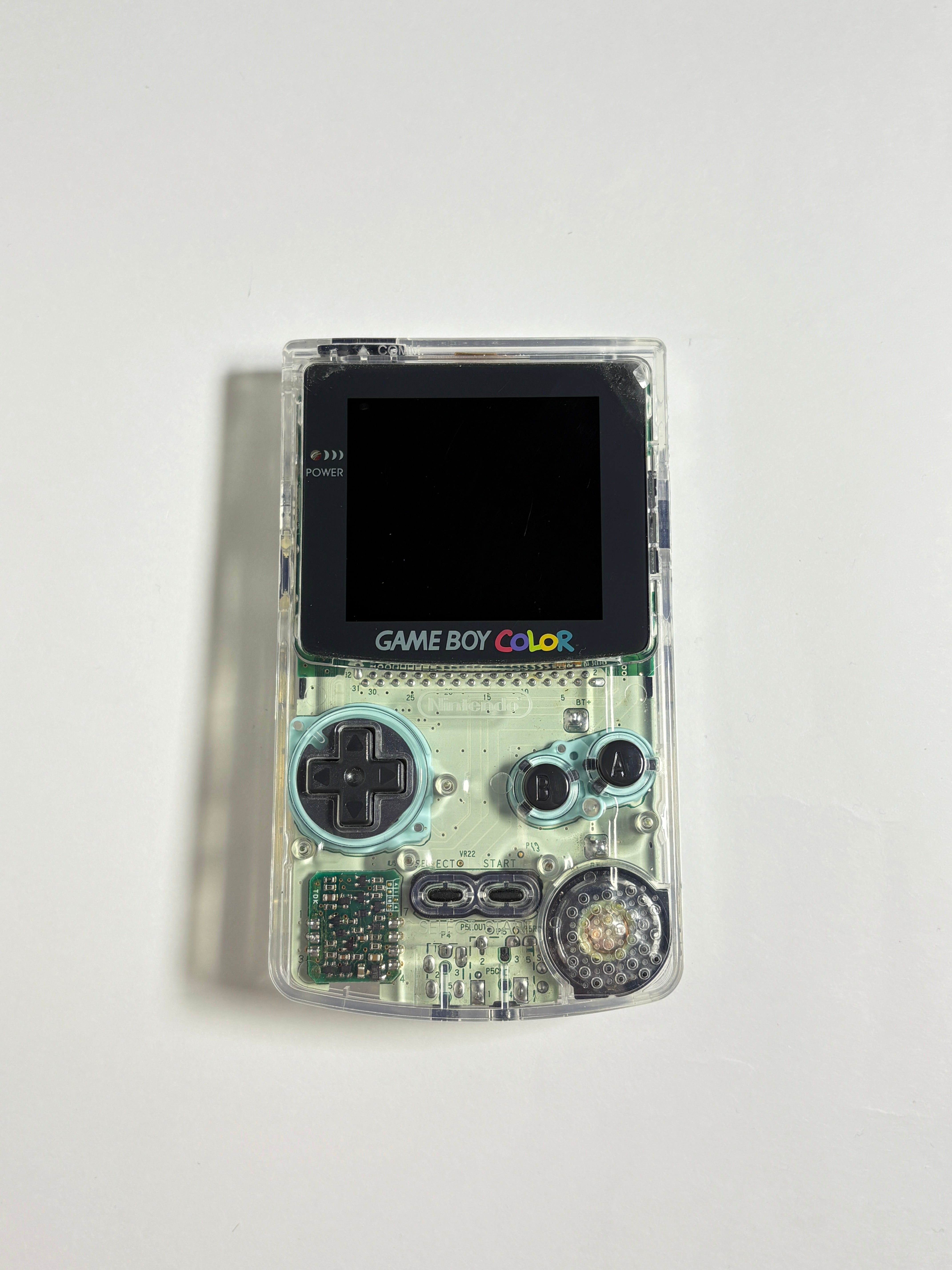 Game Boy Color – Transparent White – pixelmods