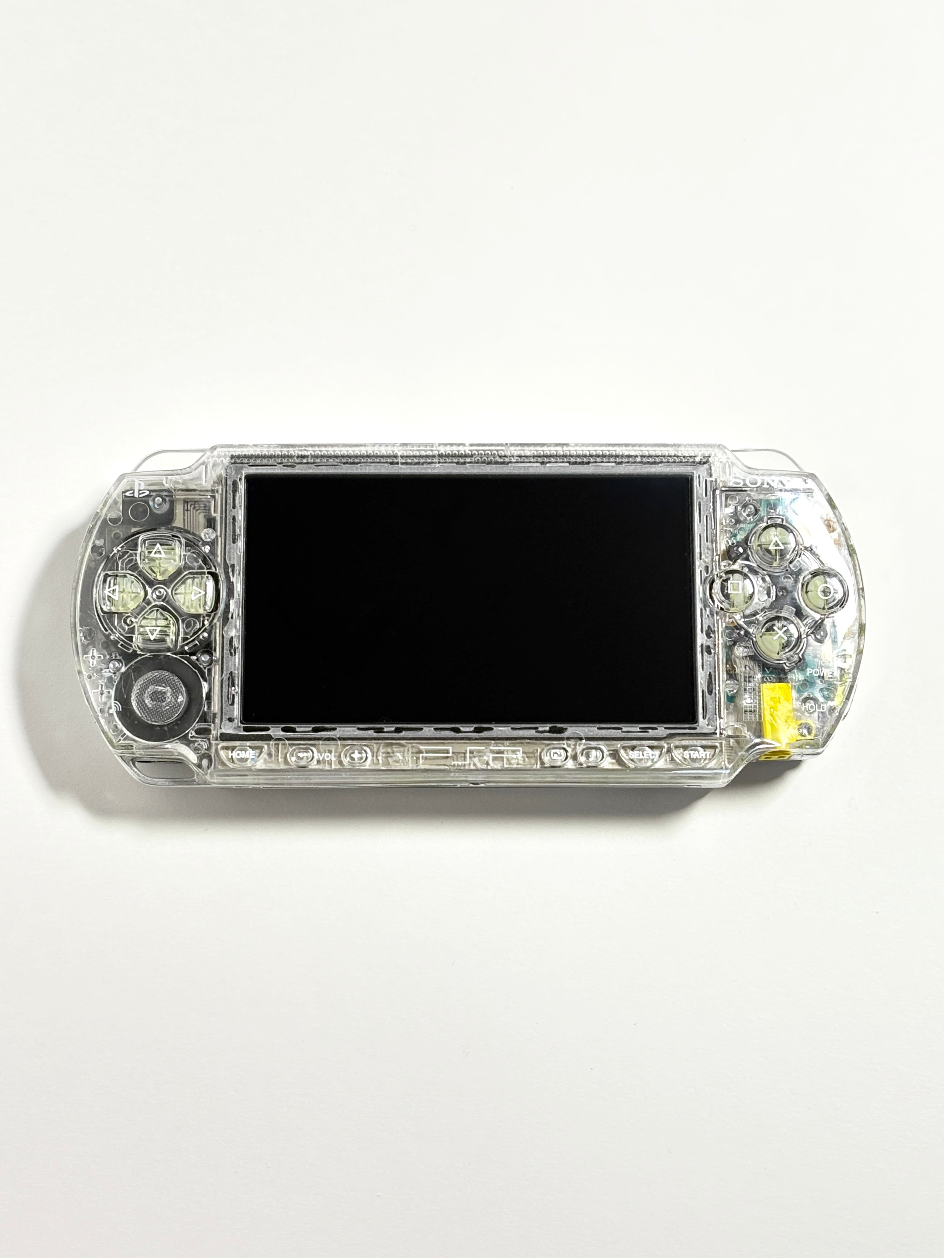 PSP 1000 - Transparent White - IPS – pixelmods