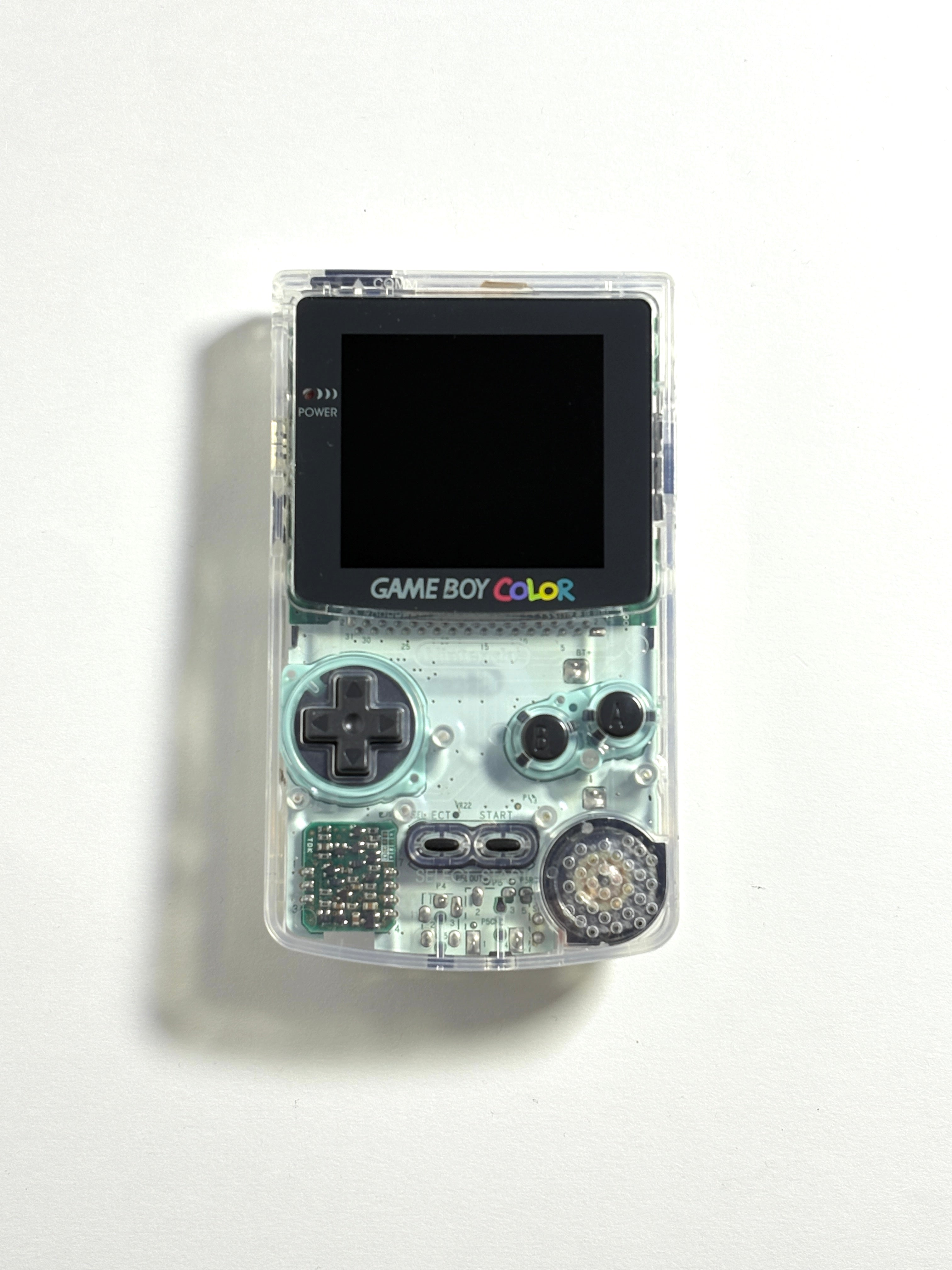 Game Boy Color – Transparent White – pixelmods