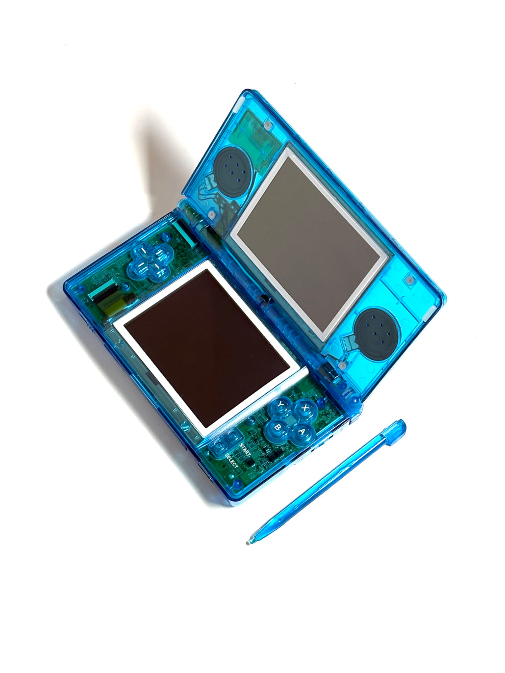 Nintendo DS Lite - Transparent Blue – pixelmods