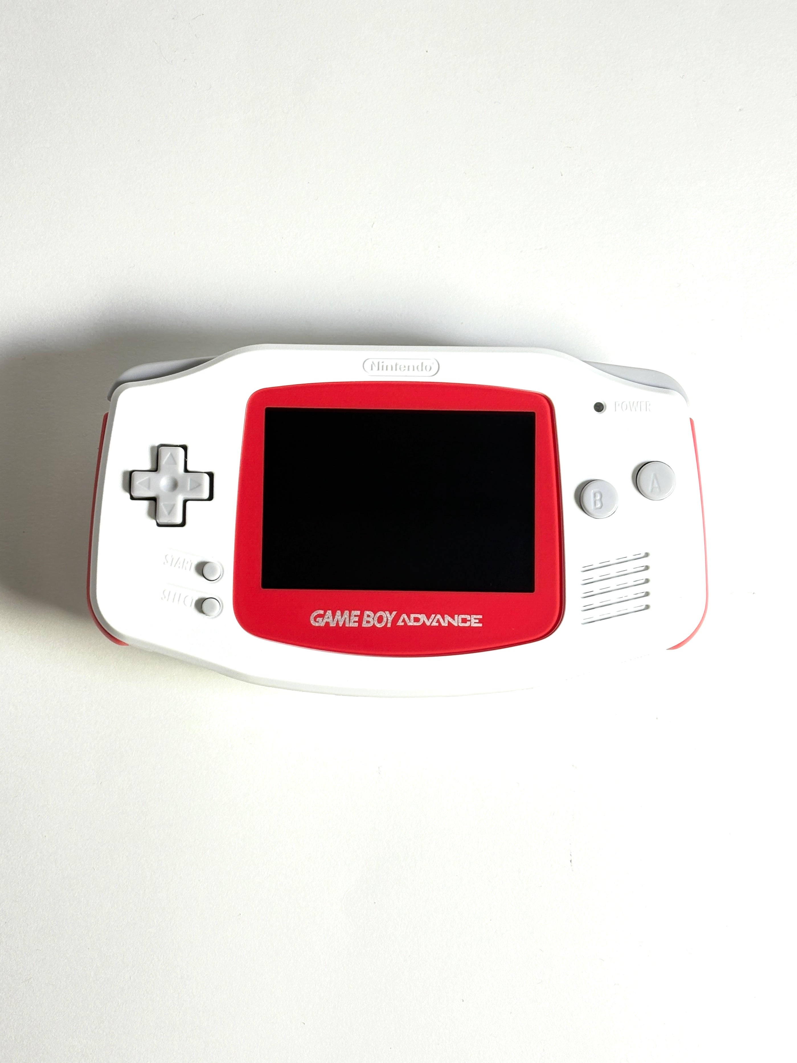 Game Boy Advance – White x Red – pixelmods